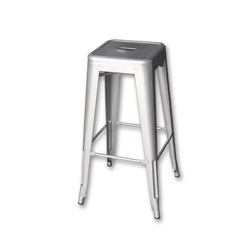 Silver Tolix Stool Hire | Sydney Stools for Events